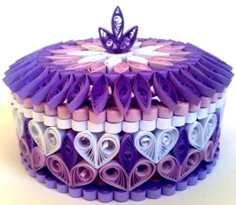 Quilling Paper 3D Box Design Ideas • Shilpidea.Com