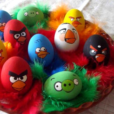 Painted Rock Stone Angry Birds • Shilpidea.Com