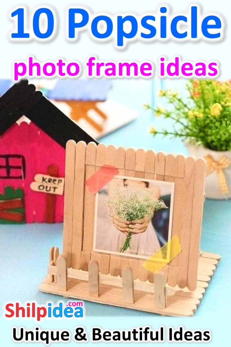 Popsicle Sticks Photo Frame Ideas • Shilpidea.Com