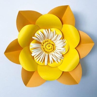 10 Beautiful Paper Flower Design Ideas for Decoration • Shilpidea.Com