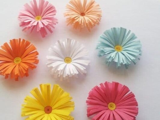 10 Beautiful Paper Flower Design Ideas for Decoration • Shilpidea.Com
