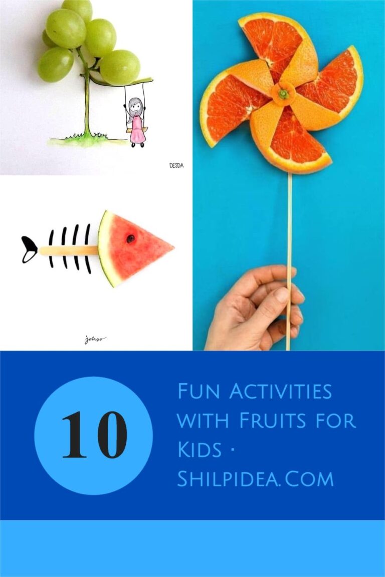 10 Fun Activities with Fruits for Kids • Shilpidea.Com