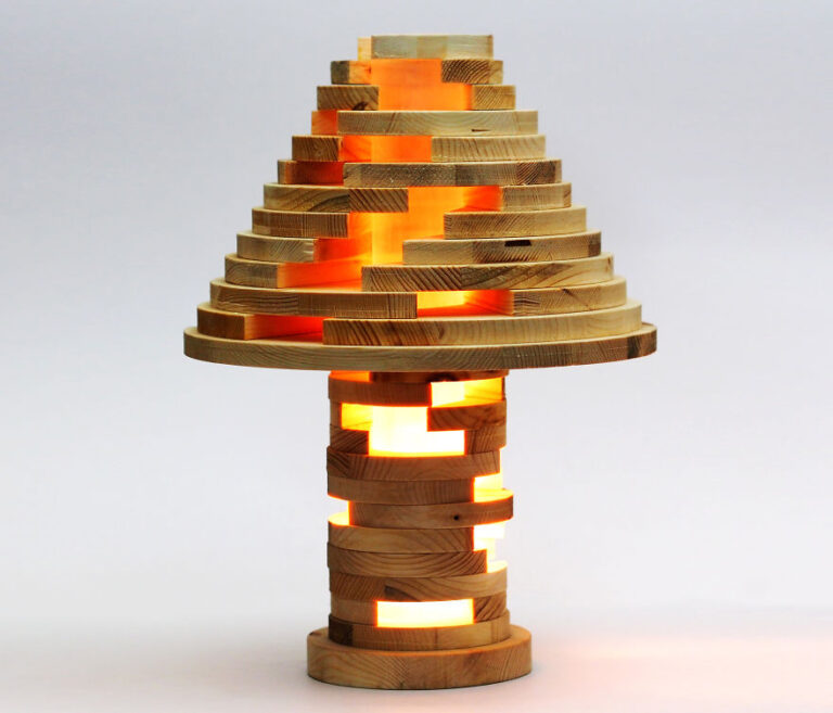 25 Unique and Creative Wooden Lamp Design Ideas • Shilpidea.Com