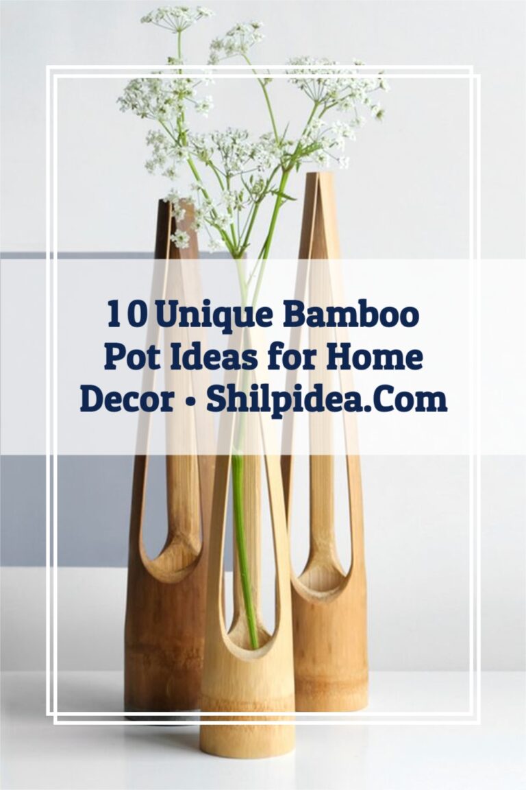 10 Unique Bamboo Pot Ideas for Home Decor • Shilpidea.Com