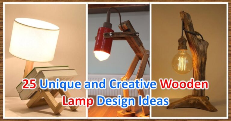 25 Unique and Creative Wooden Lamp Design Ideas • Shilpidea.Com