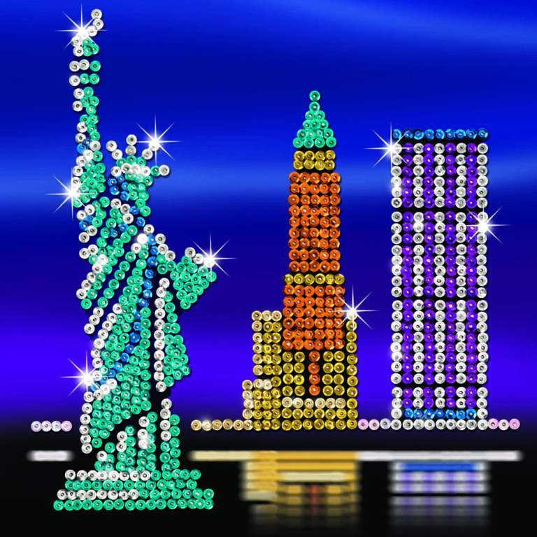 14 Beautiful and Unique Design Sequin Art • Shilpidea.Com