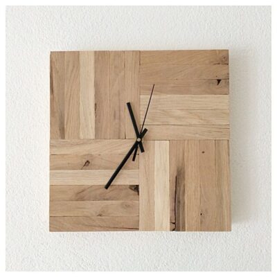 30 Unique and Creative Wooden Clock Design Ideas • Shilpidea.Com